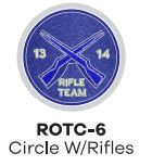 Sleeve Patch - ROTC Circle with Rifles ROTC-6 – IL School Services ...